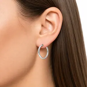 DONATELLO GIAN Sterling Hoop Earrings
