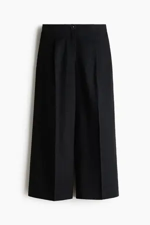 H&m Ankle-length Wide Leg Trousers