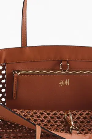 H&m Lattice-weave Shopper