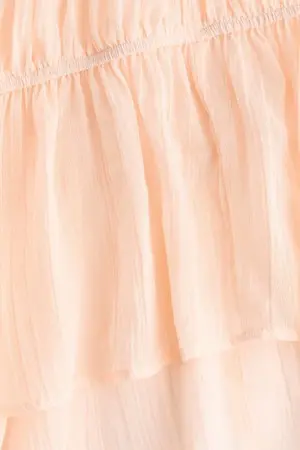 H&M Ruched Cotton Blouse