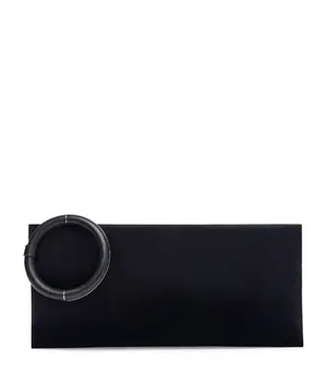 TOM FORD Velvet Ring Clutch - Black