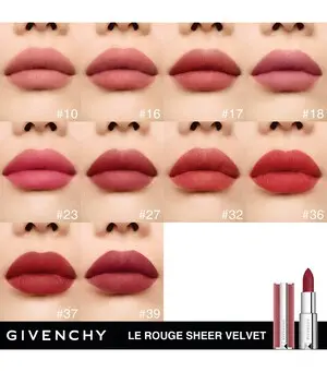 Givenchy Le Rouge Sheer Velvet Refillable Matte Lipstick