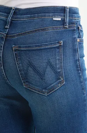 MOTHER The Insider Skimp High Waist Straight Leg Jeans