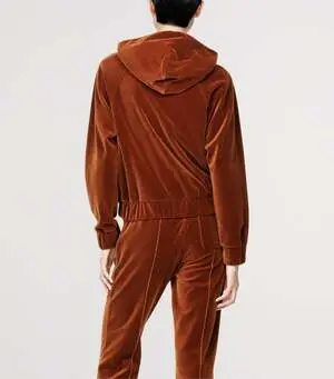 TOM FORD Velour Zip-up Hoodie