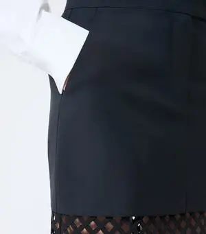Max Mara Woven Midi Skirt