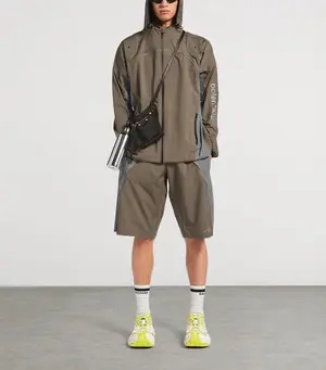 Balenciaga Reflective Techwear Zip-up Jacket