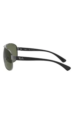 Ray-ban 67mm Oversize Polarized Aviator Sunglasses