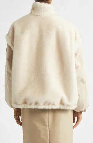 Moncler Chardonneret Layered Fleece Jacket