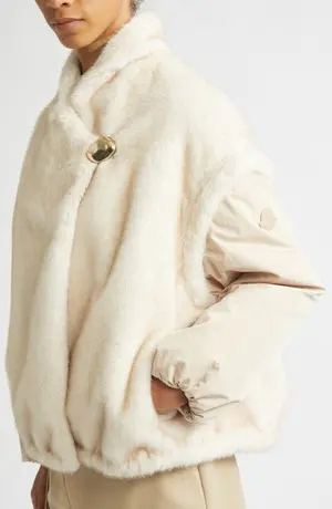 Moncler Chardonneret Layered Fleece Jacket