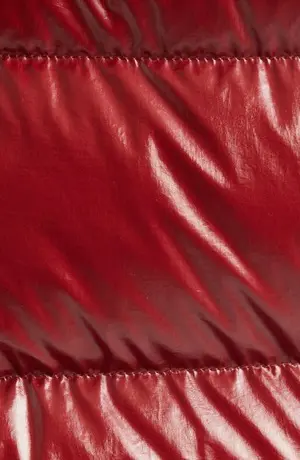 Moncler Niveole Crop Down Jacket - Red