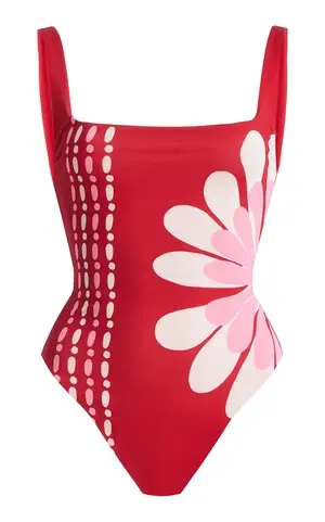 CALA DE LA CRUZ Vienna One-piece Swimsuit - Red