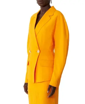 LANVIN Paper And Viscose Open-back Jacket