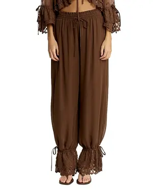 ELEVATOR DISCO Eleanor Tie Hem Bubble Pants