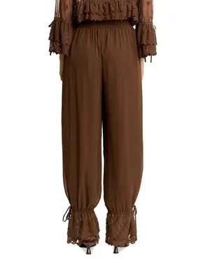 ELEVATOR DISCO Eleanor Tie Hem Bubble Pants