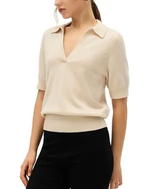 ELODIE THE LABEL Idalia Short Sleeve Knit Top
