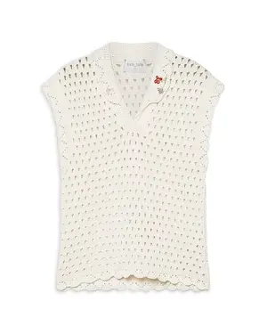 FORTE_FORTE Openwork Top