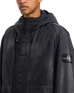 Stone Island Capospalla Hand Sprayed Hooded Parka Jacket
