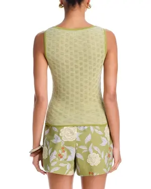 Tanya Taylor Charlisa Textured Knit Top