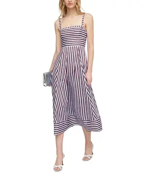 Hill House Home Margot Dress - Firecracker Stripe