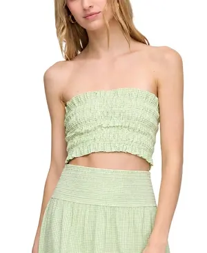 Hill House Home The June Nap Top - Lime Gingham