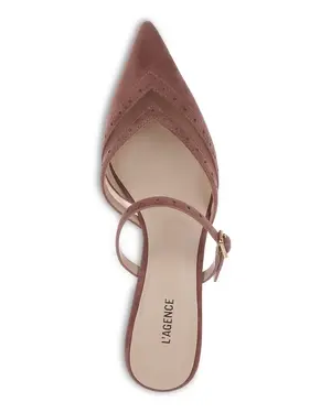 L'Agence Shelbie Pumps - Hazel Suede