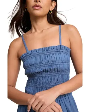 NOBODY'S CHILD Faith Denim Midi Dress