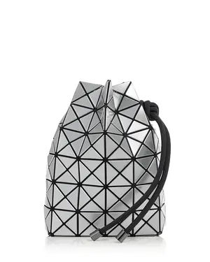 Issey Miyake Wring Drawstring Shoulder Bag - Silver