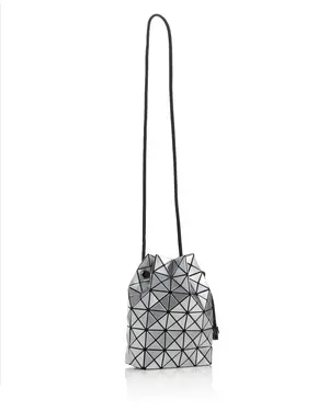 Issey Miyake Wring Drawstring Shoulder Bag - Silver