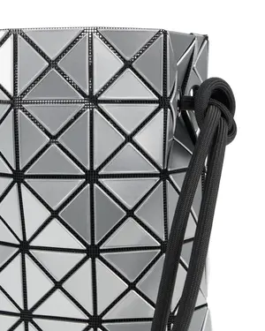 Issey Miyake Wring Drawstring Shoulder Bag - Silver