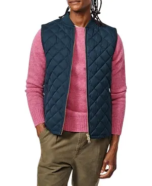 AUBIN Anwick Quilted Gilet Vest - Navy