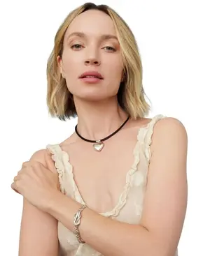 ORADINA Sterling Infinity Knot Curb Bracelet