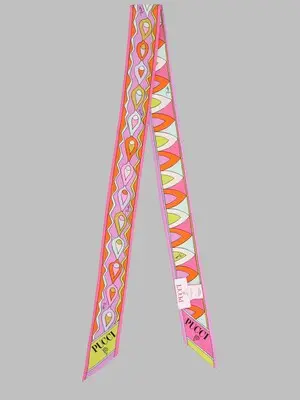 Emilio Pucci Bandeau In Twill Di Seta