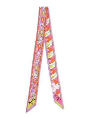 Emilio Pucci Bandeau In Twill Di Seta