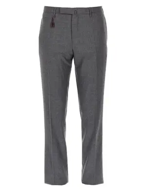 Incotex Pantalone In Lana - Grey