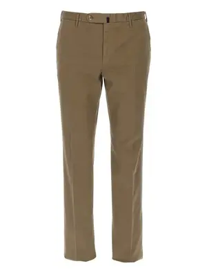 Incotex Pantalone In Cotone - Brown