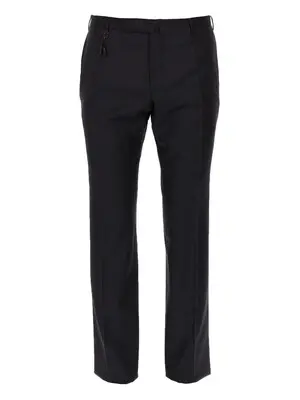 Incotex Pantalone In Lana - Black