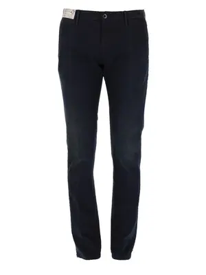 Incotex Jeans Con Patch Logo - Black