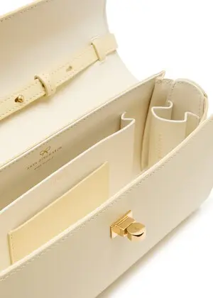 ANYA HINDMARCH Mortimer Leather Clutch - Yellow Light