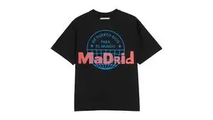 Adidas X Bad Bunny Dtmf Tour Madrid Heavyweight Merch Tee - Black