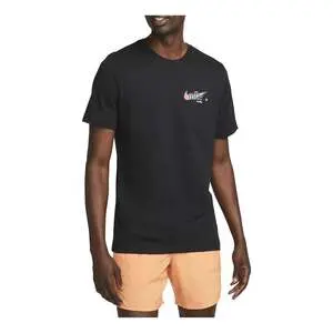 Nike Logo Short Sleeve T-shirt 'black - Black/multi-color