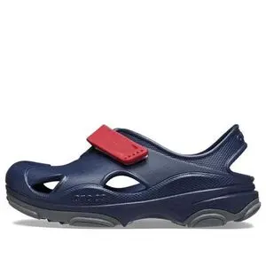 CROCS All Terrain Fisherman Clogs - Navy/red