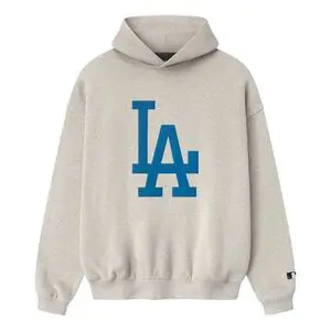 Fear Of God Dodgers Sport Hoodie - Heather Stone
