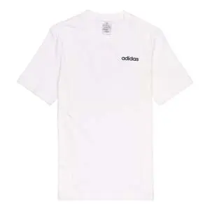 Adidas E Pln Tee Round Neck Casual Sports Short Sleeve - White
