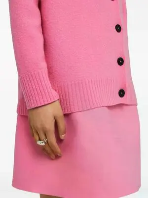 JIL SANDER V-neck Wool Cardigan