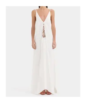 SIR. Klara Cut-out V-neck Maxi Dress