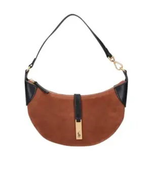 Polo Ralph Lauren Half-moon Shoulder Bag - Brown