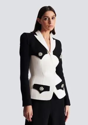 Balmain Double Crepe Jacket