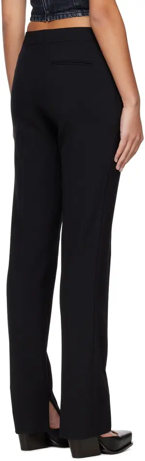 Stella McCartney Split Cuff Straight Leg Trousers