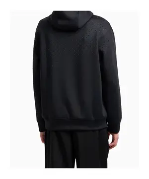 Emporio Armani Crystal-embellished Hoodie