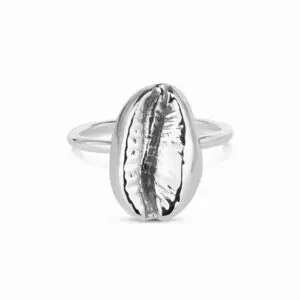 ARIANNE DELANEY Solid Cowrie Shell Ring Sterling
